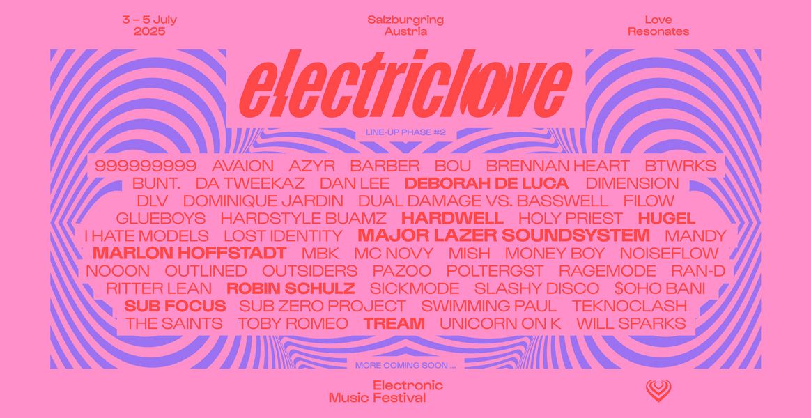 Drei Tage, sechs Bühnen und Festivalzauber beim Electric Love 2025