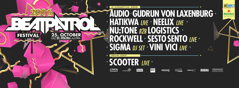 Erste Acts für das Beatpatrol Festival 2016 stehen fest