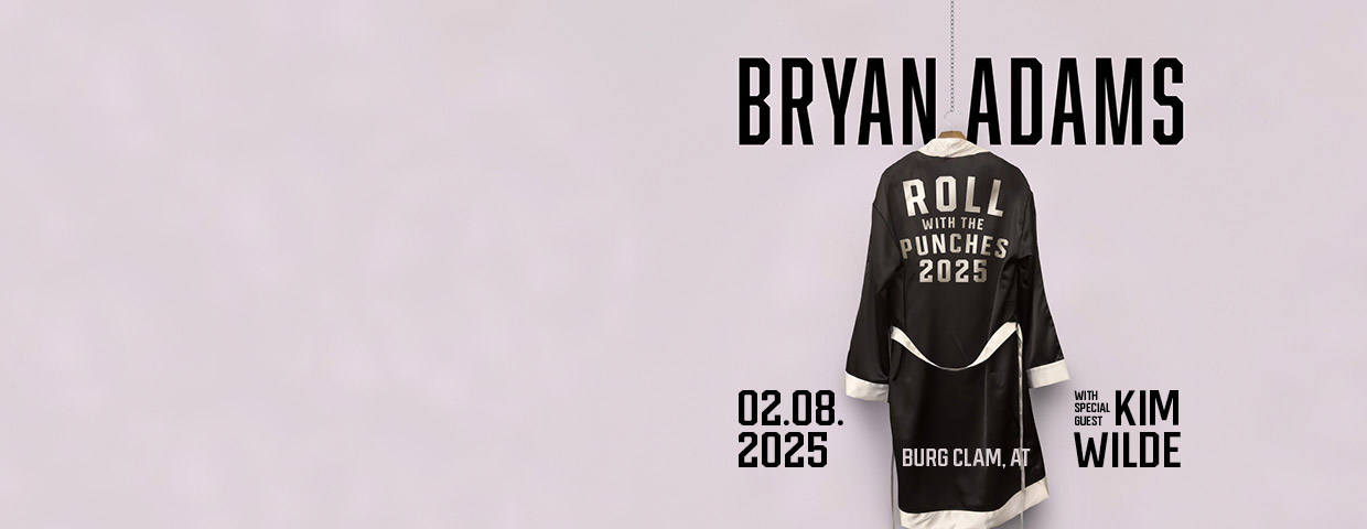 Jetzt Tickets für Bryan Adams - Roll with the Punches Tour - Clam Live ...