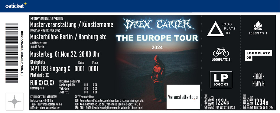 Jetzt Tickets für Drex Carter bei oeticket.com sichern!