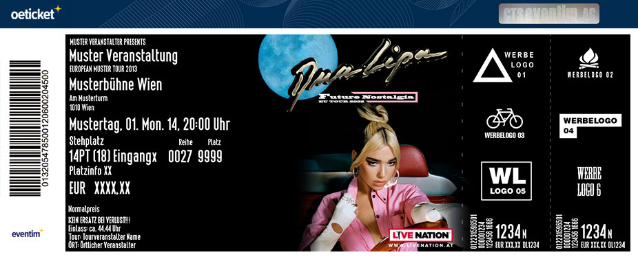 Jetzt Tickets für Dua Lipa bei oeticket.com sichern!