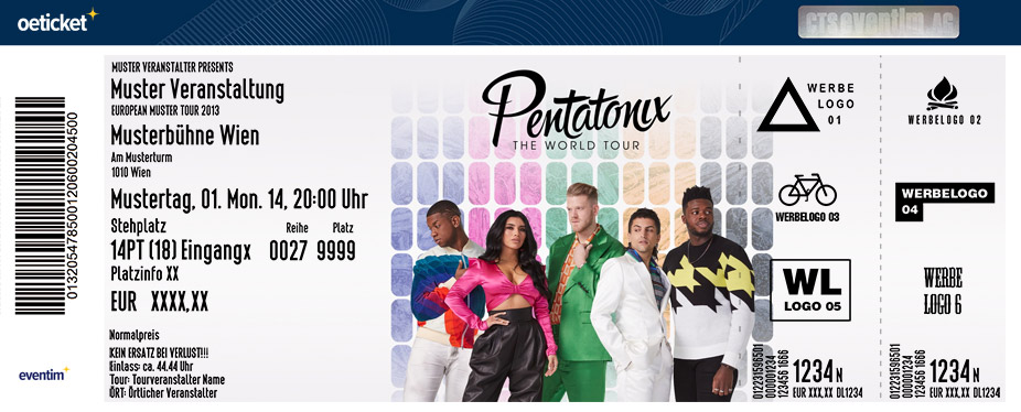 Jetzt Tickets für Pentatonix bei oeticket.com sichern!